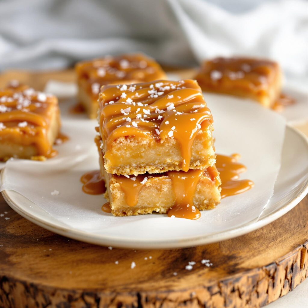 No-Bake Salted Caramel Bars: Irresistibly Gooey Delight! - bakingsecret.com