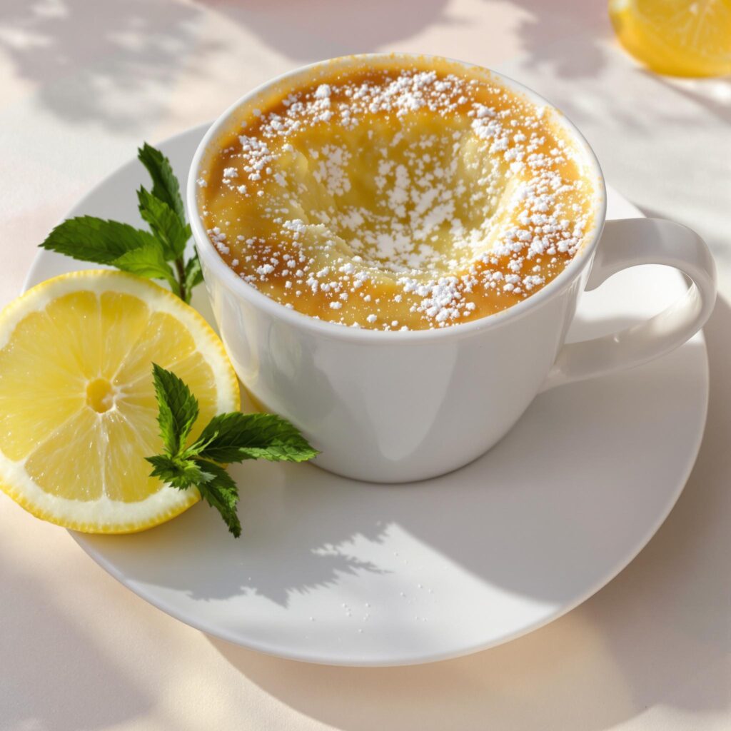 5-Minute Lemon Mug Cake: A Zesty Delight in Minutes! - bakingsecret.com