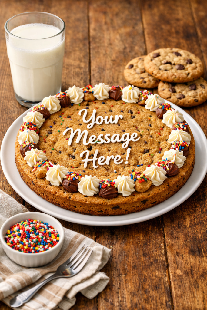 Delicious Custom Cookie Cake: A Sweet Treat for Every Occasion ...